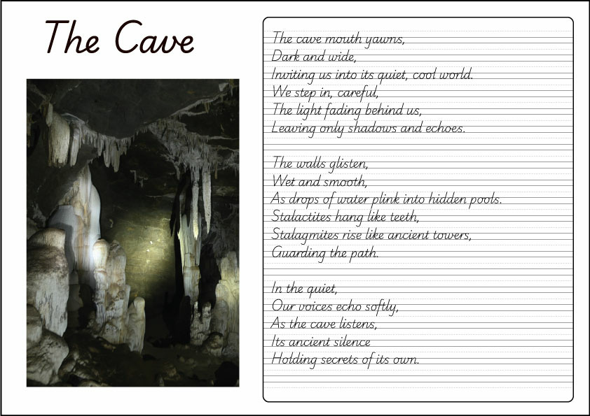 The Cave - Handwriting Task (NSW, ACT) - Studyladder Interactive ...