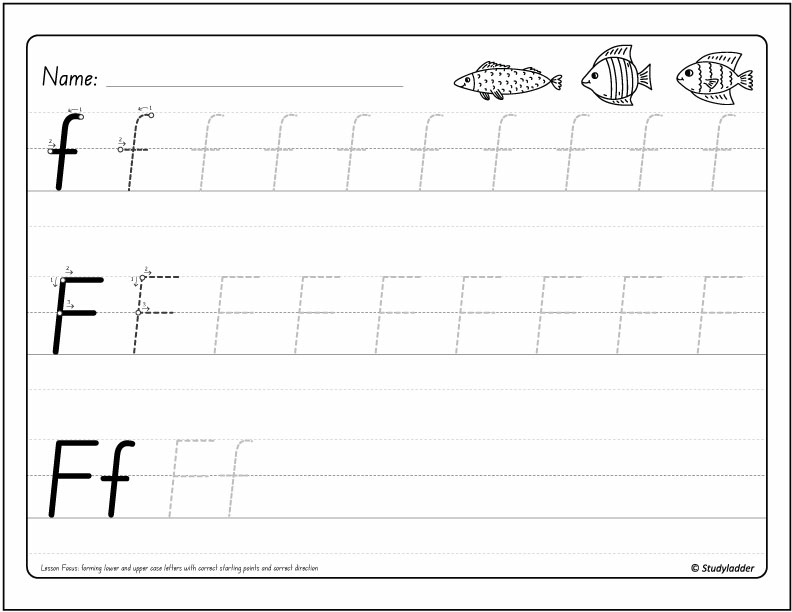 Letter Formation Ff (NSW, ACT) - Studyladder Interactive Learning Games