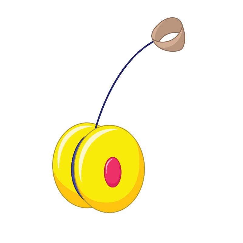 Yellow Yo Yo Clip Art